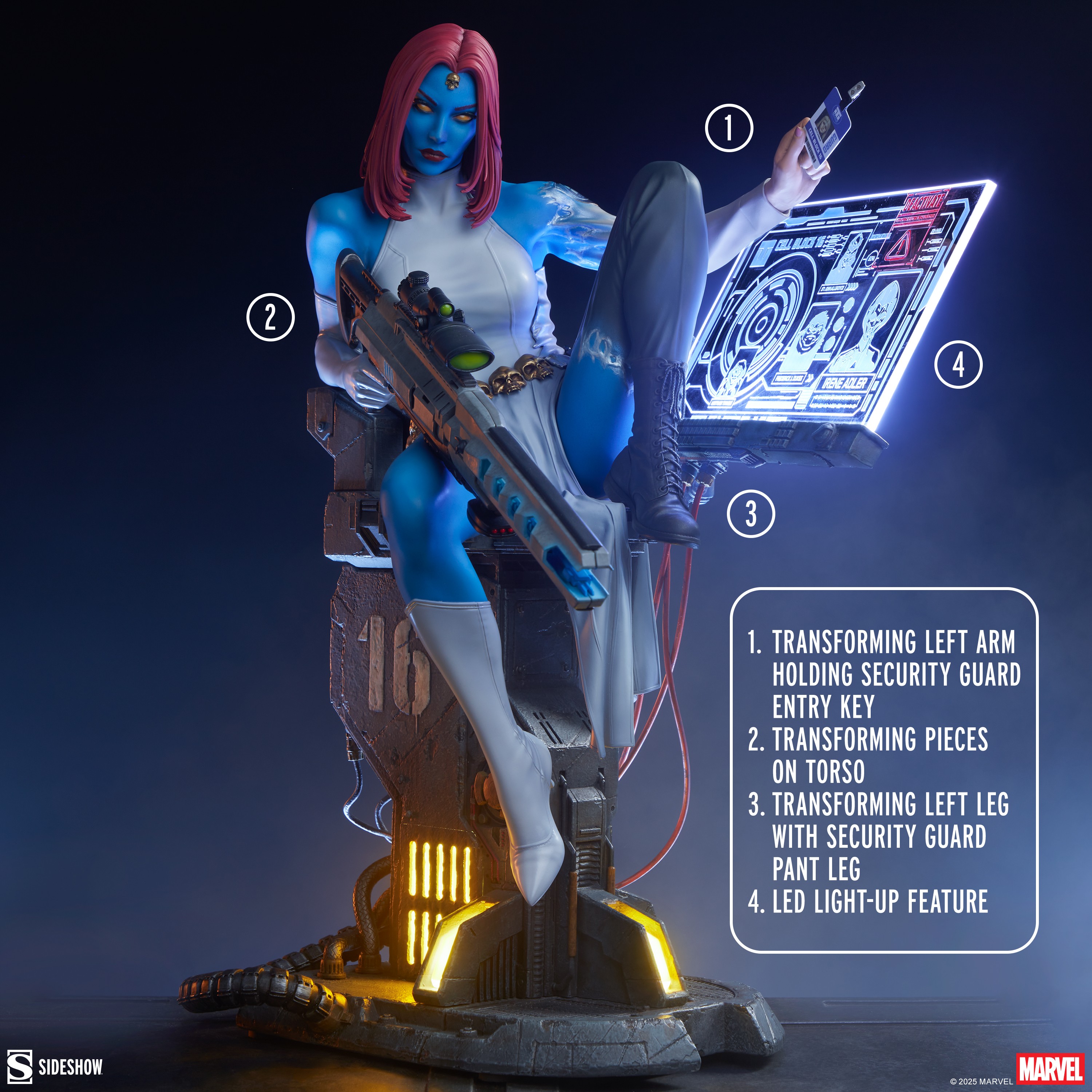 Mystique: Freedom and Destiny Premium Format™ Figure by Sideshow ...