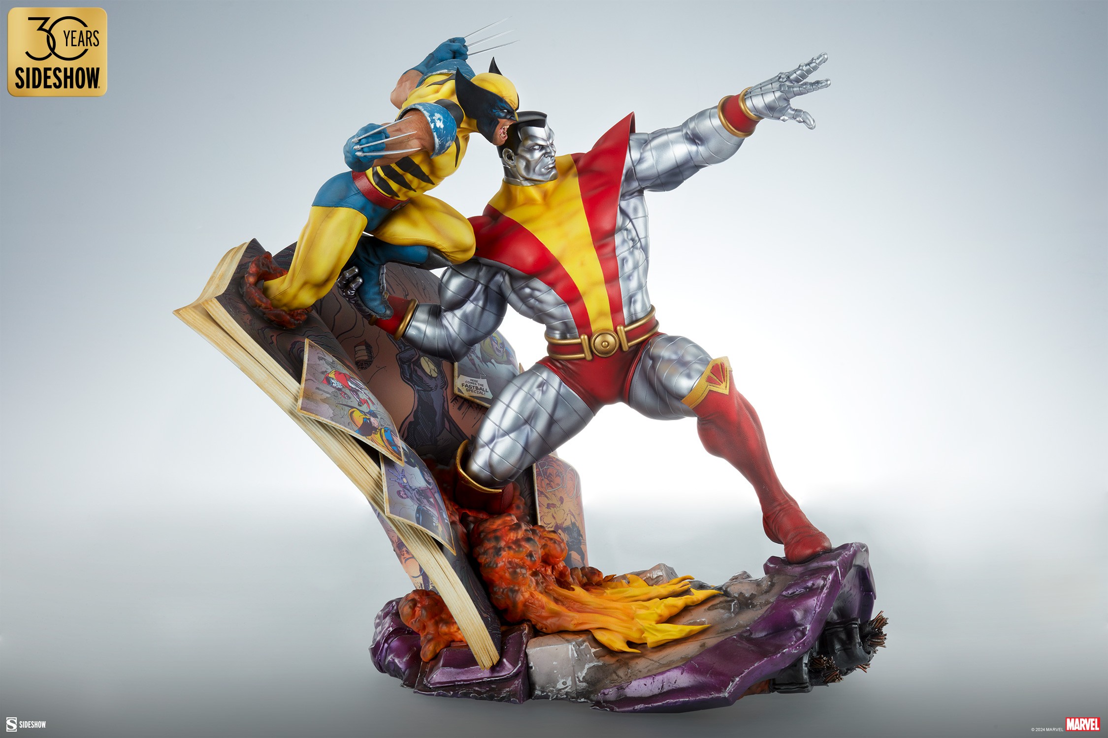 Fastball Special: Colossus & Wolverine Statue by Sideshow Collectibles ...