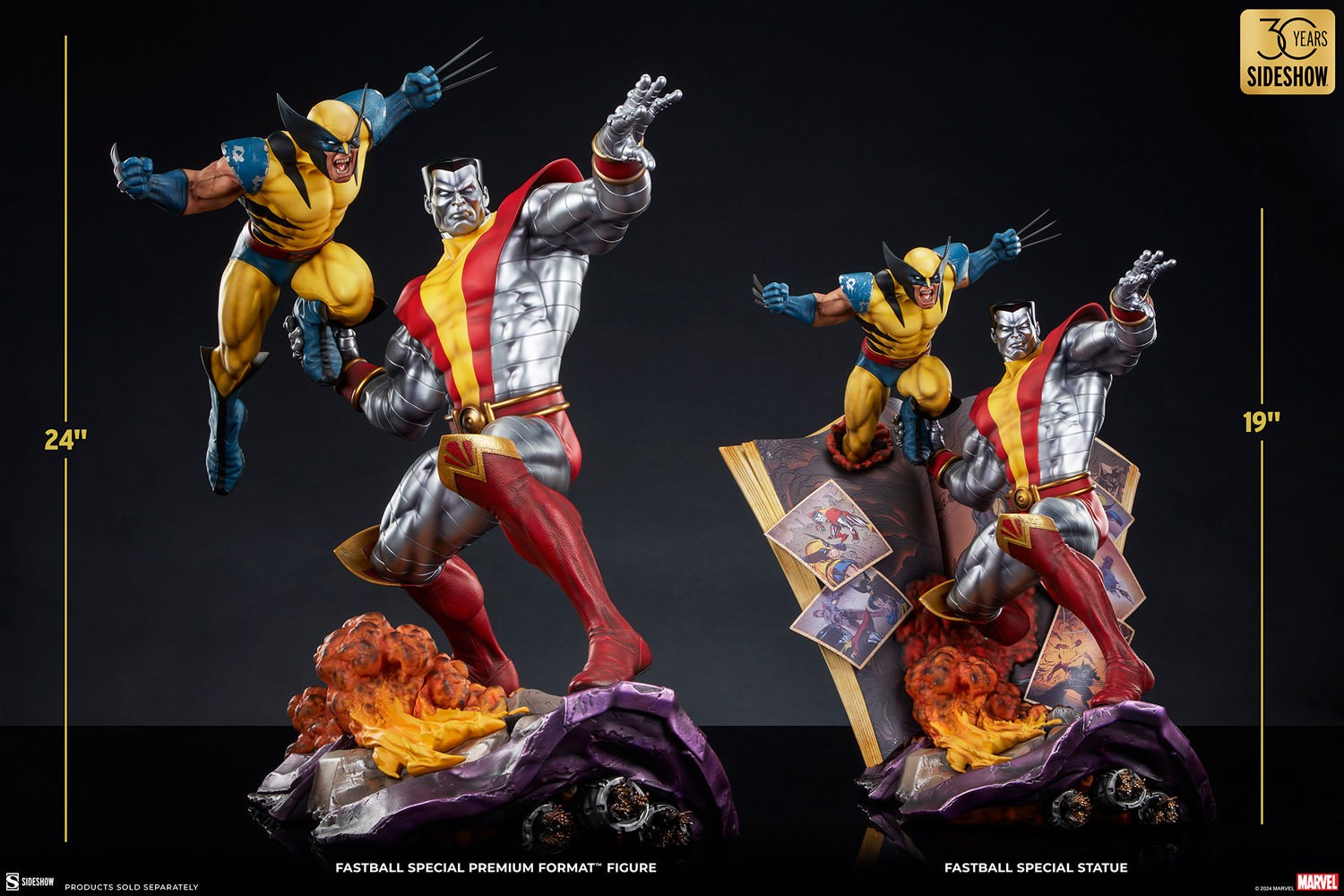 Fastball Special: Colossus & Wolverine Statue by Sideshow Collectibles ...