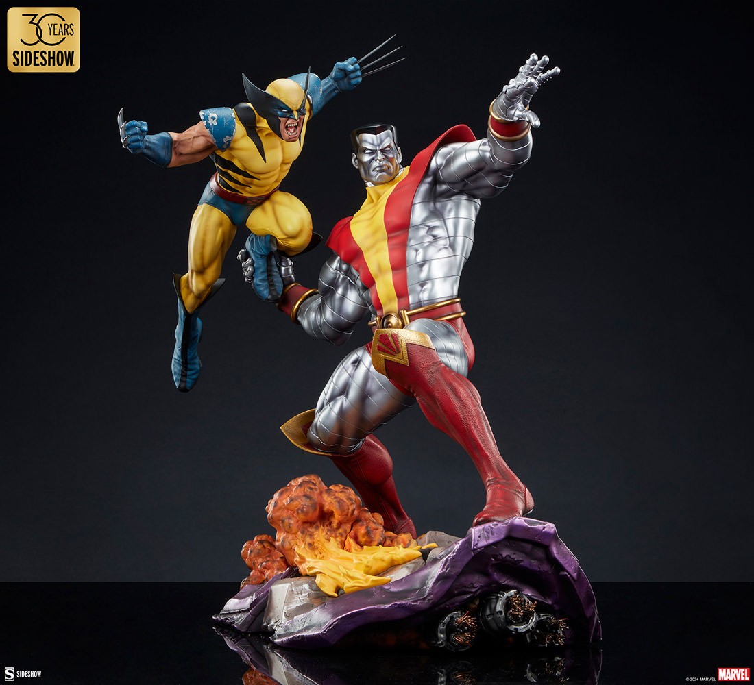 Fastball Special: Colossus & Wolverine Statue by Sideshow Collectibles ...