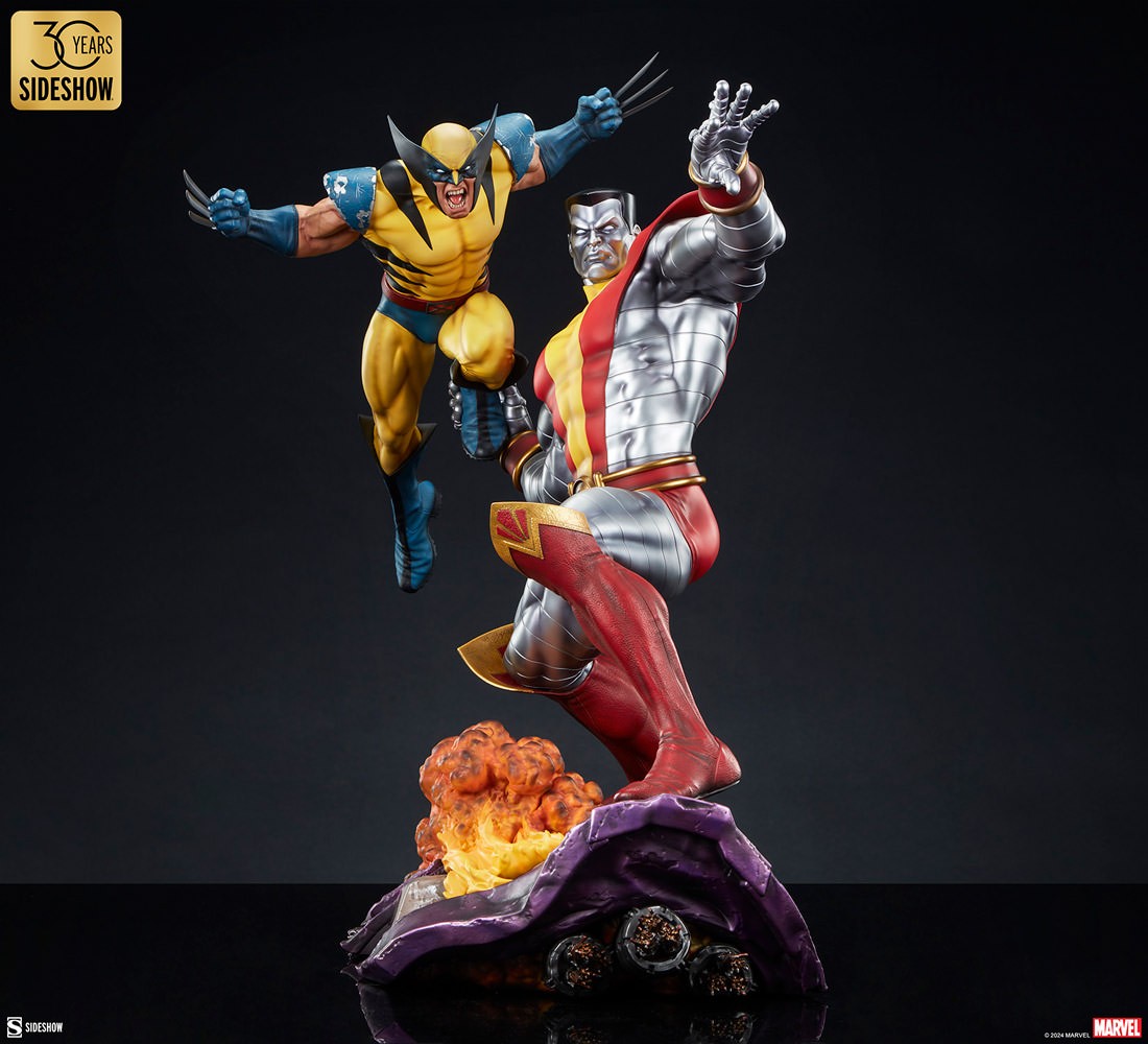 Fastball Special: Colossus & Wolverine Statue by Sideshow Collectibles ...