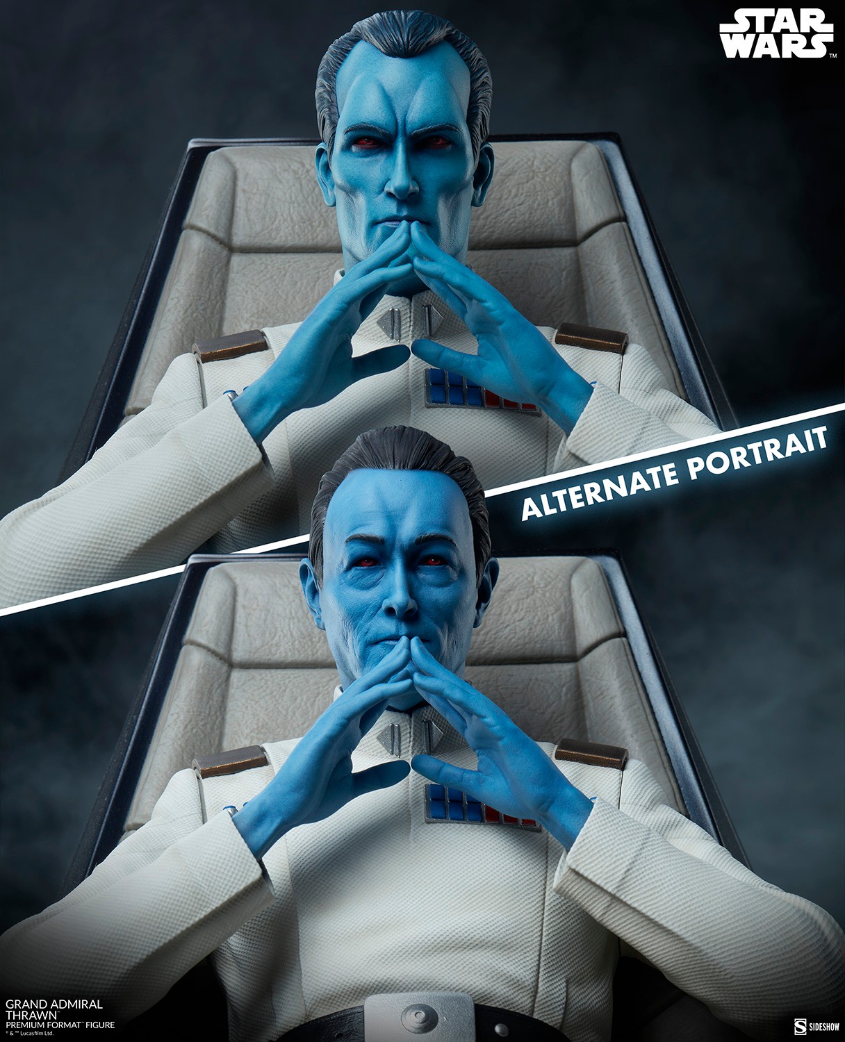 Grand Admiral Thrawn™ Premium Format™ Figure by Sideshow Collectibles ...