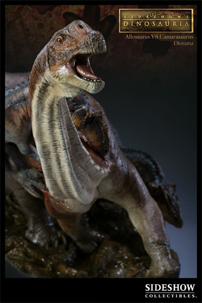 Dinosauria Allosaurus VS Camarasaurus Polystone Diorama by Sideshow ...