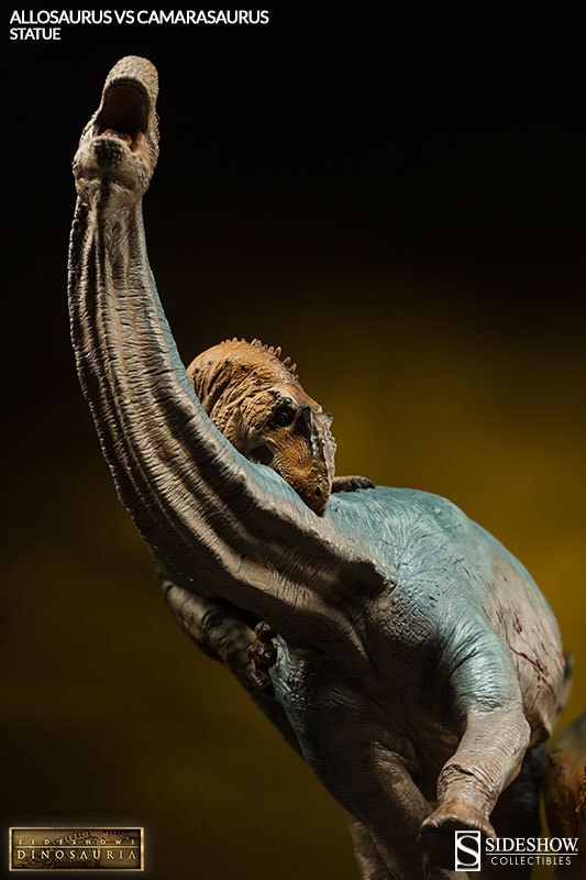 Dinosauria Allosaurus vs Camarasaurus Statue by Sideshow Col | Sideshow ...
