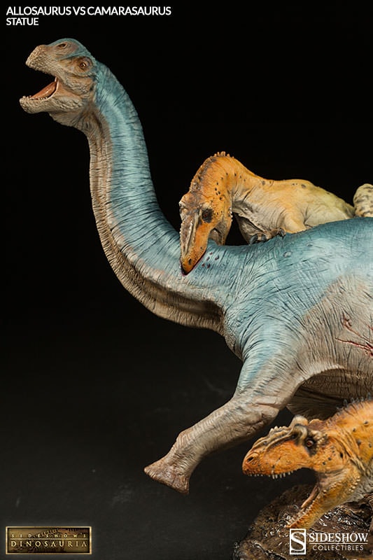 Dinosauria Allosaurus vs Camarasaurus Statue by Sideshow Col | Sideshow ...