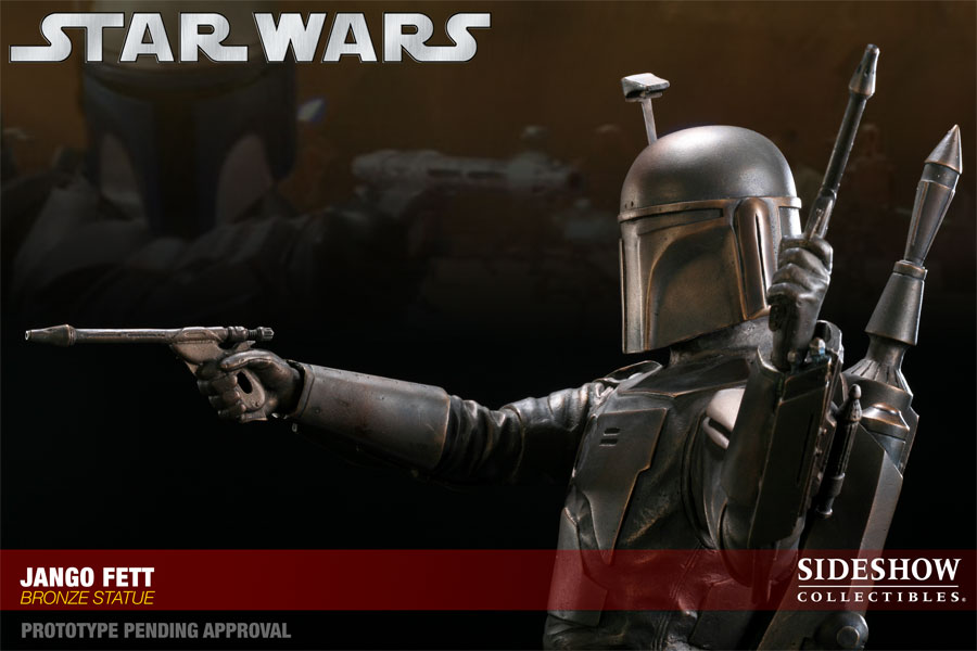Star Wars Jango Fett Bronze Statue by Sideshow Collectibles | Sideshow ...