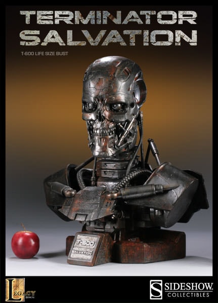 T-600 Terminator Endoskeleton Life-Size Bust by Sideshow | Sideshow ...