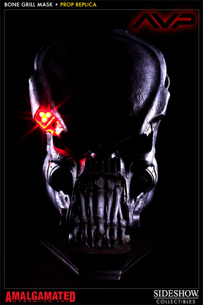 Alien VS Predator Bone Grill Predator Mask Prop Replica by Sideshow ...