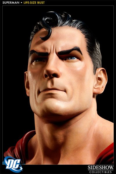 DC Comics Superman Life-Size Bust by Sideshow Collectibles | Sideshow ...