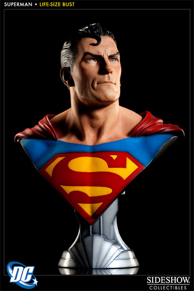 DC Comics Superman Life-Size Bust by Sideshow Collectibles | Sideshow ...