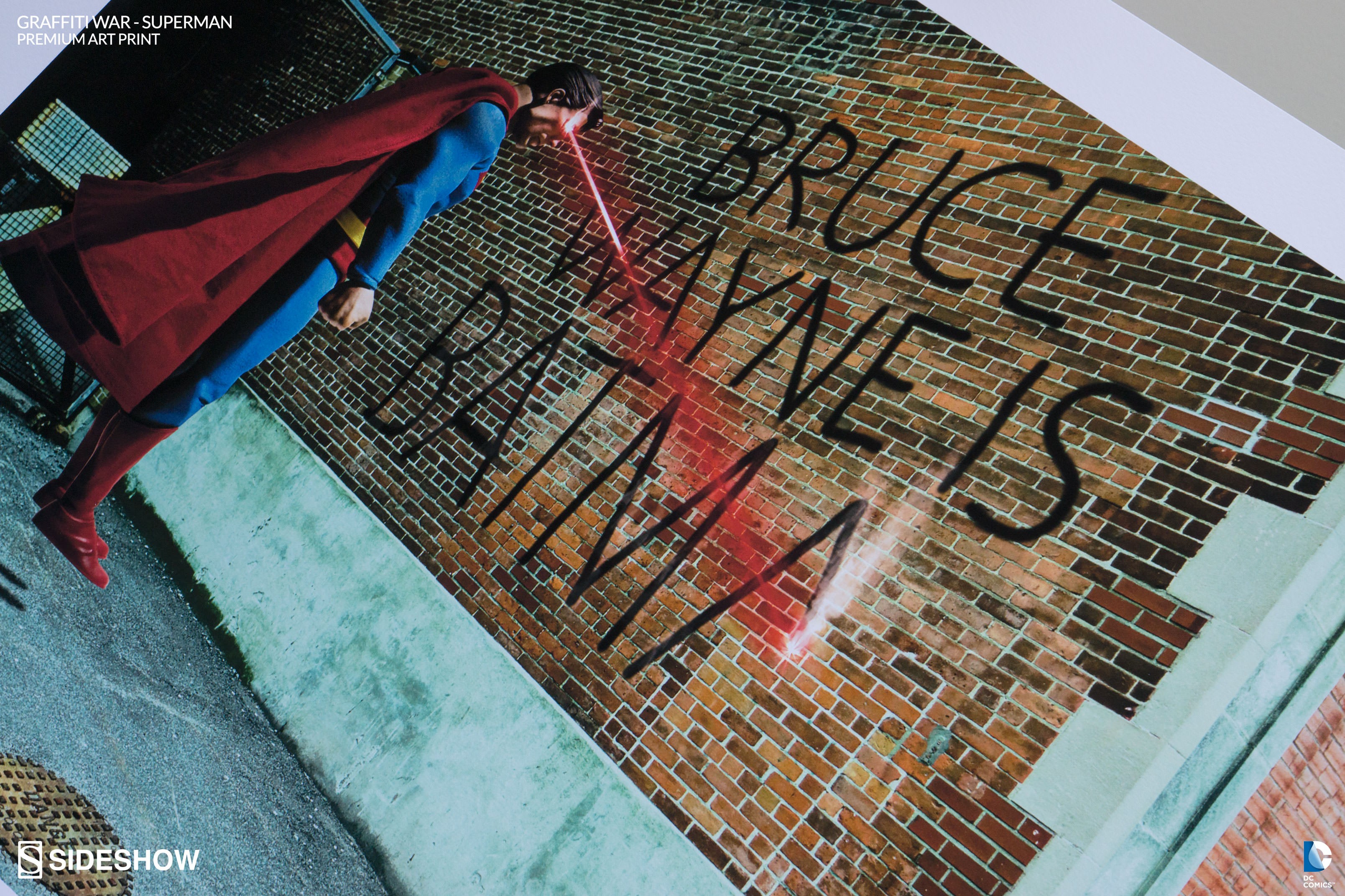 DC Comics Graffiti War Superman Premium Art Print by Sidesho | Sideshow ...