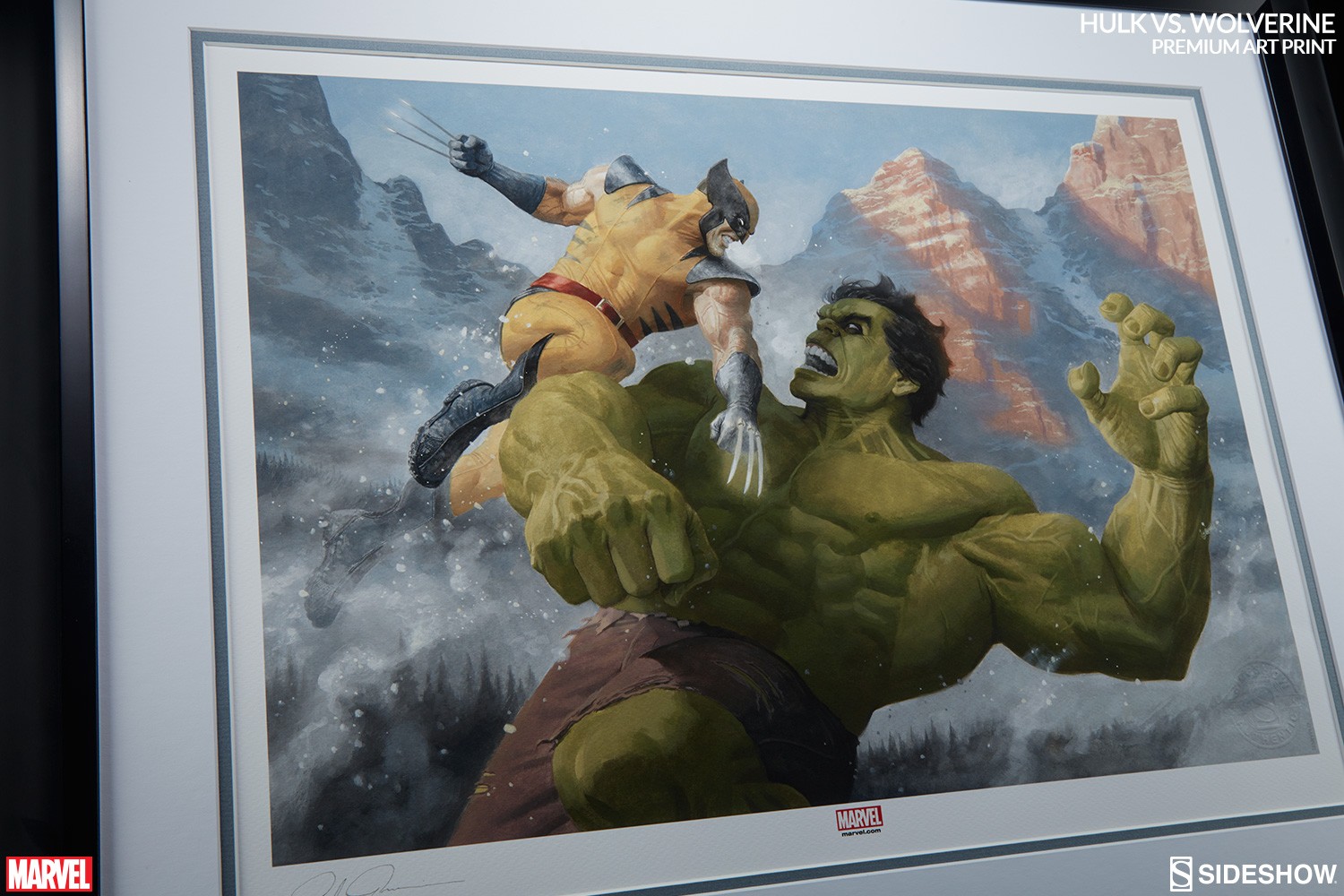 Marvel Hulk and Wolverine First Appearance Variant Art Print | Sideshow ...