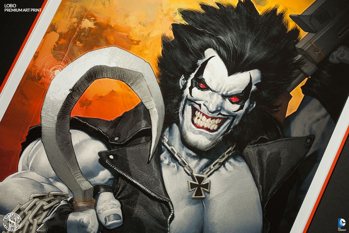 DC Comics Lobo Premium Art Print by Sideshow Collectibles | Sideshow ...