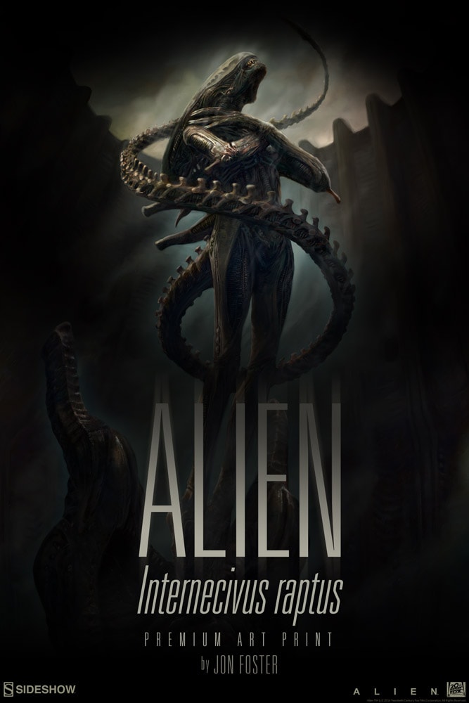 Alien Alien Internecivus raptus Premium Art Print by Sidesho | Sideshow ...