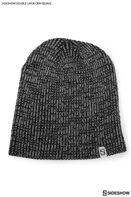 Sideshow Collectibles Sideshow Double Layer Knit Gray Beanie | Sideshow ...