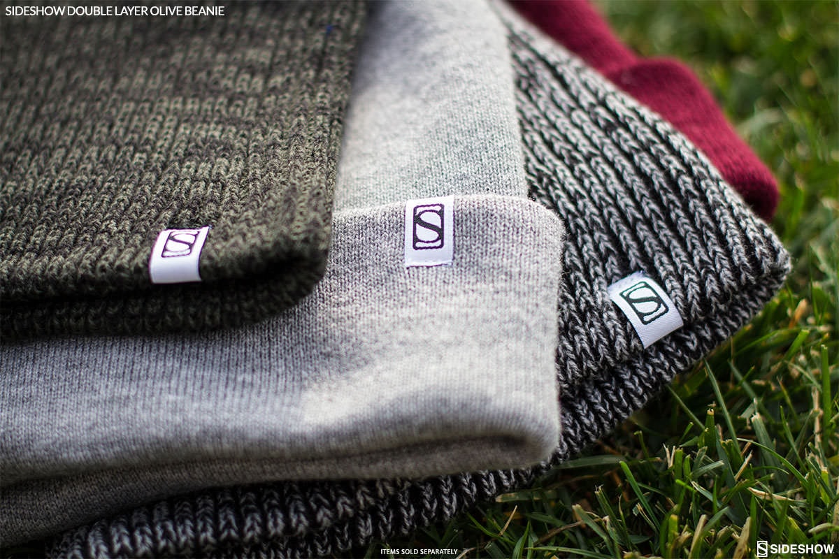 Sideshow Collectibles Sideshow Double Layer Knit Olive Beani | Sideshow ...