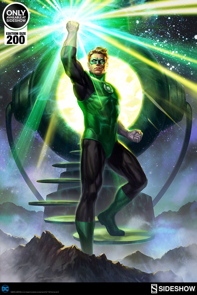 green lantern comic poster