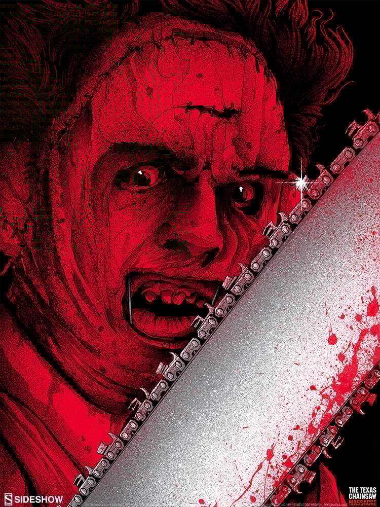 leatherface wall art