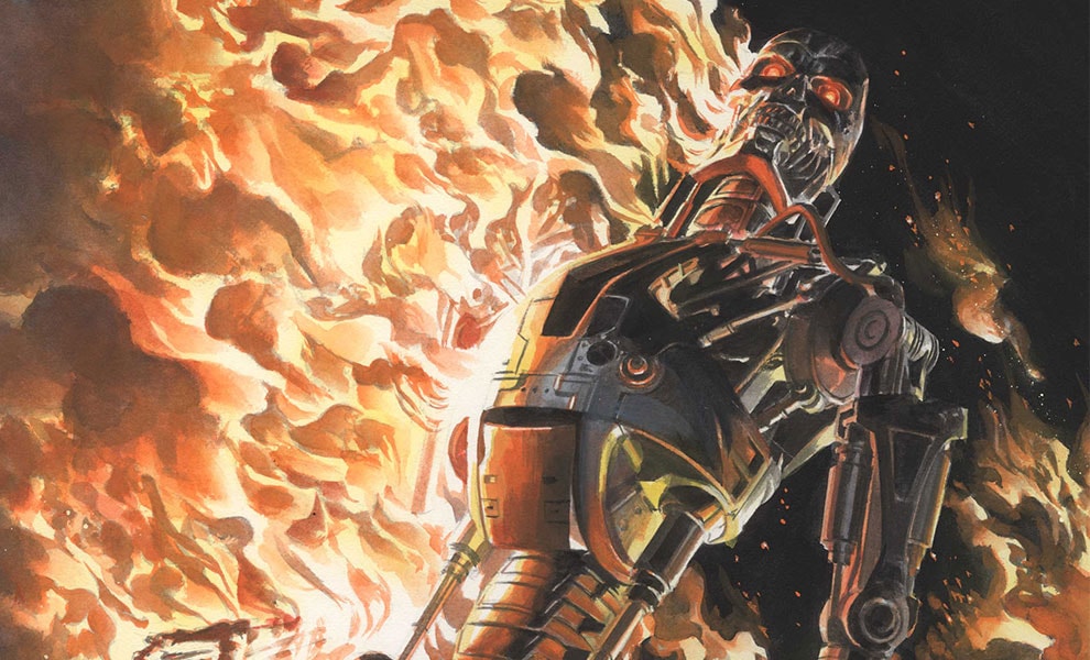 Terminator Terminator The Burning Earth Art Print by Alex Ro | Sideshow ...