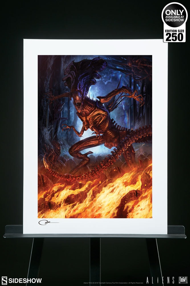 Aliens Alien Queen Art Print by Sideshow Collectibles | Sideshow ...
