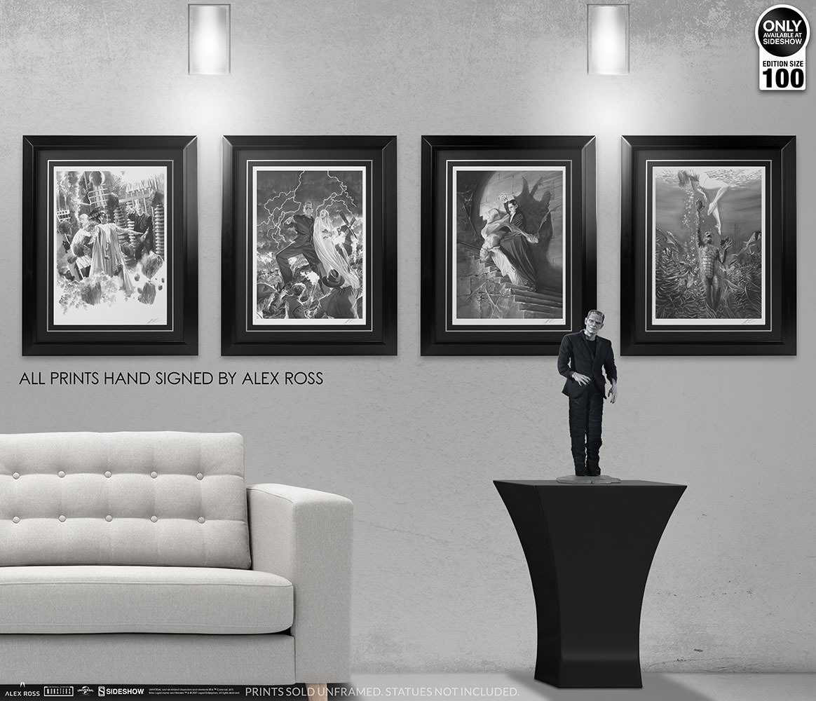 Universal Monsters Universal Monsters Art Print by Alex Ross | Sideshow ...