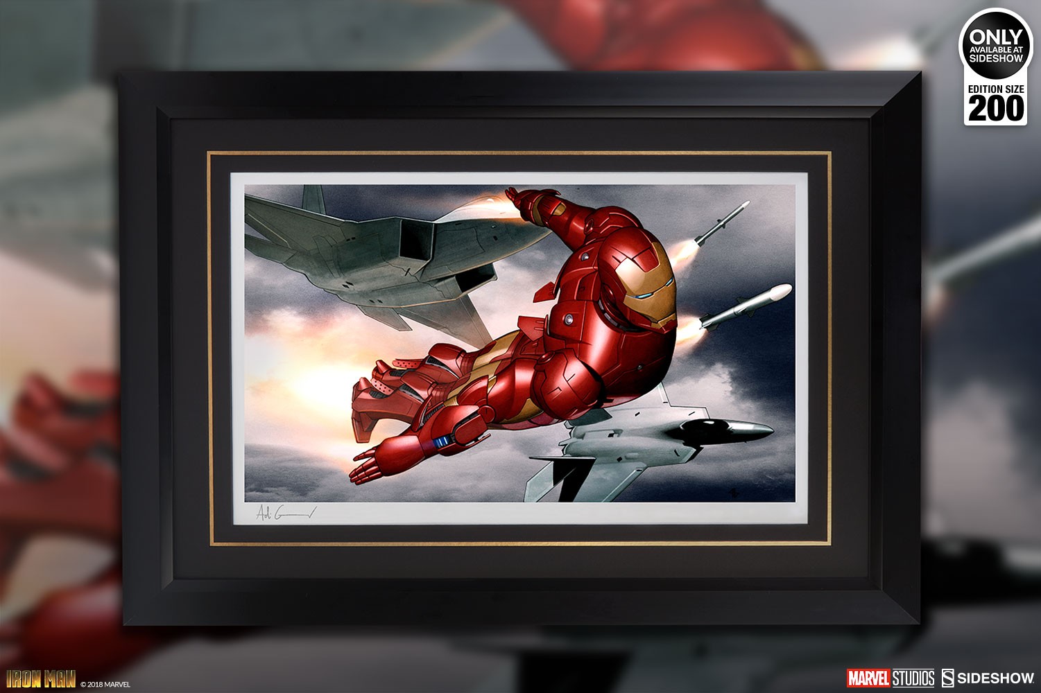 Marvel Iron Man Mark III Art Print by Sideshow Collectibles | Sideshow ...