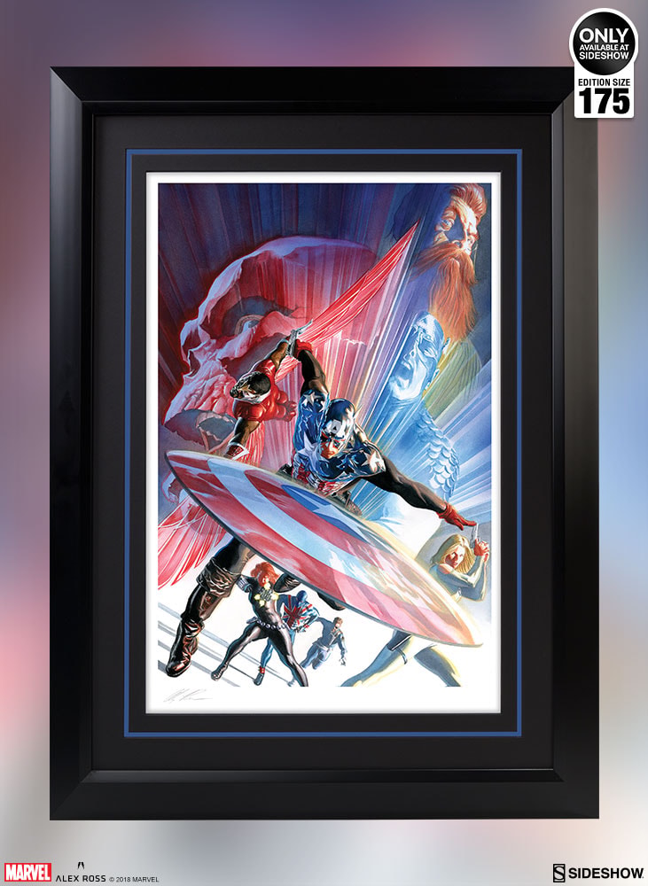Marvel Captain America Issue 600 Art Print by Alex Ross Art | Sideshow ...