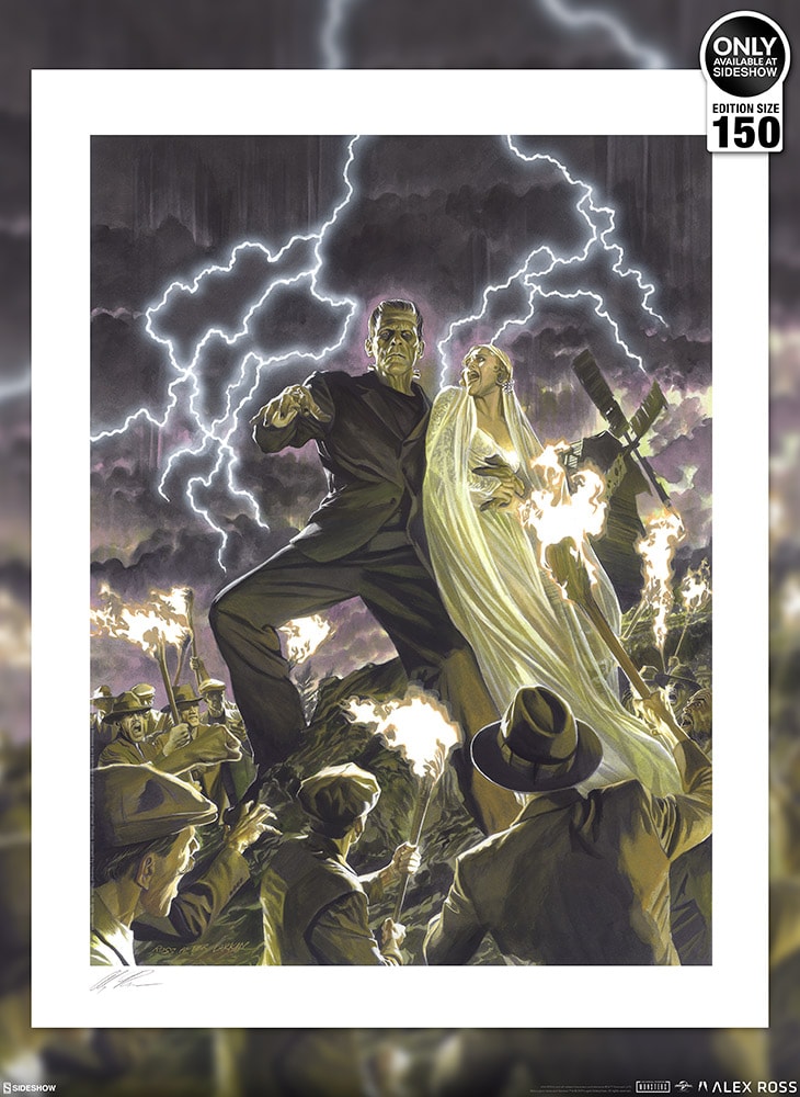 Universal Monsters Variant Fine Art Lithograph Set by Alex Ross Art ...