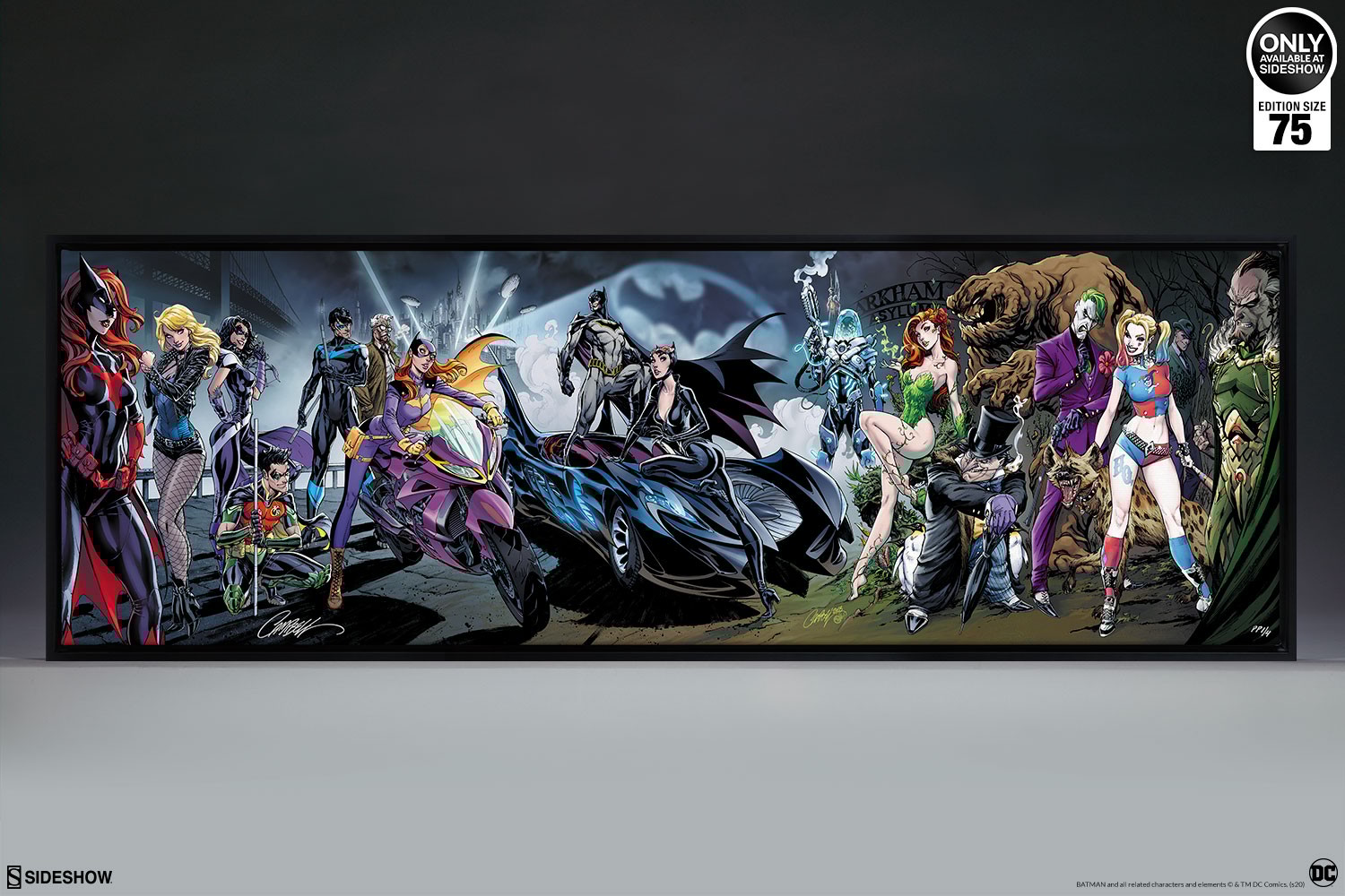 Batman 50 Deluxe Print by J. Scott Campbell | Sideshow Collectibles