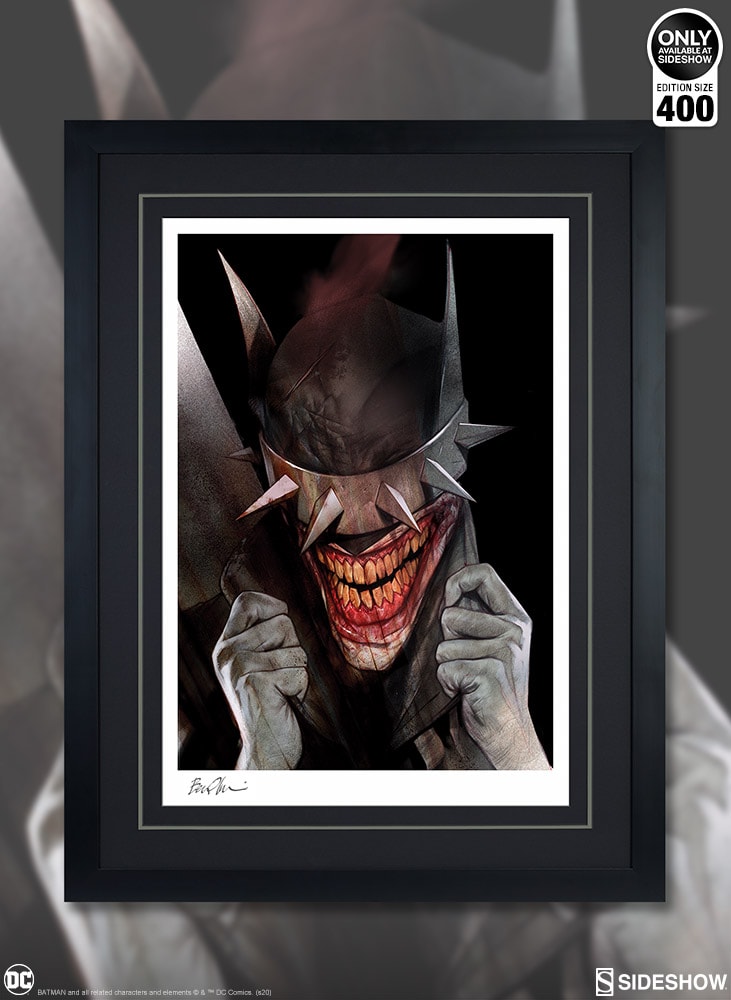The Batman Who Laughs Print by Ben Oliver | Sideshow Collectibles