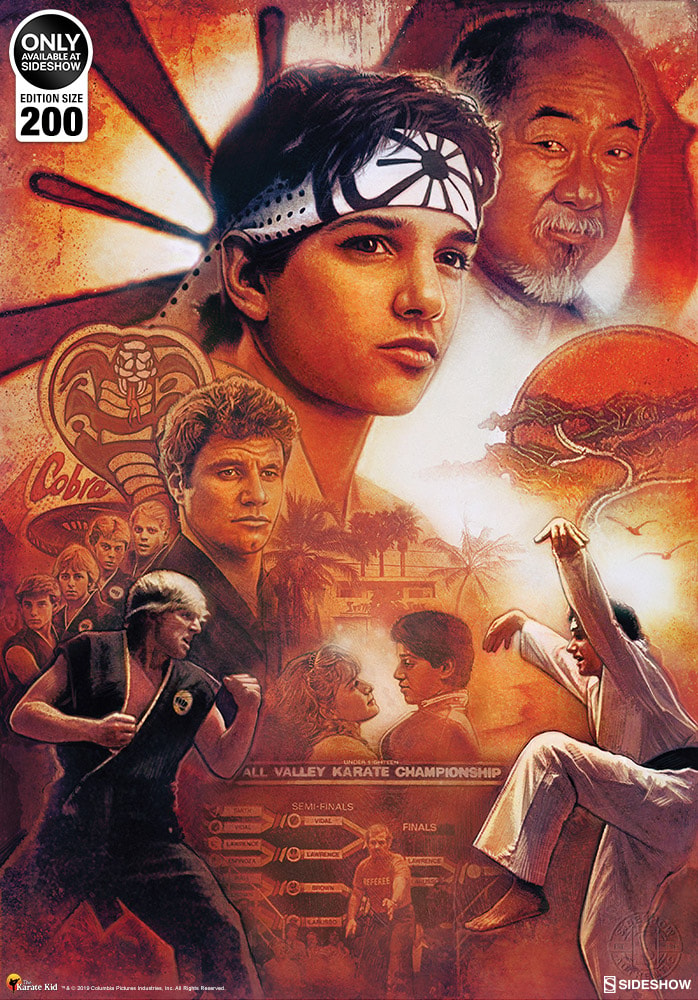 Karate Kid 35th Anniversary Fine Art Print by Paul Shipper | Sideshow ...