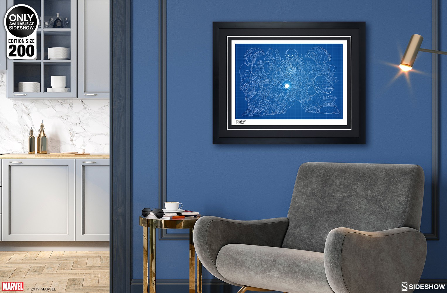 The Hulkbuster Blueprint Variant Fine Art Print by Erwin Papa ...