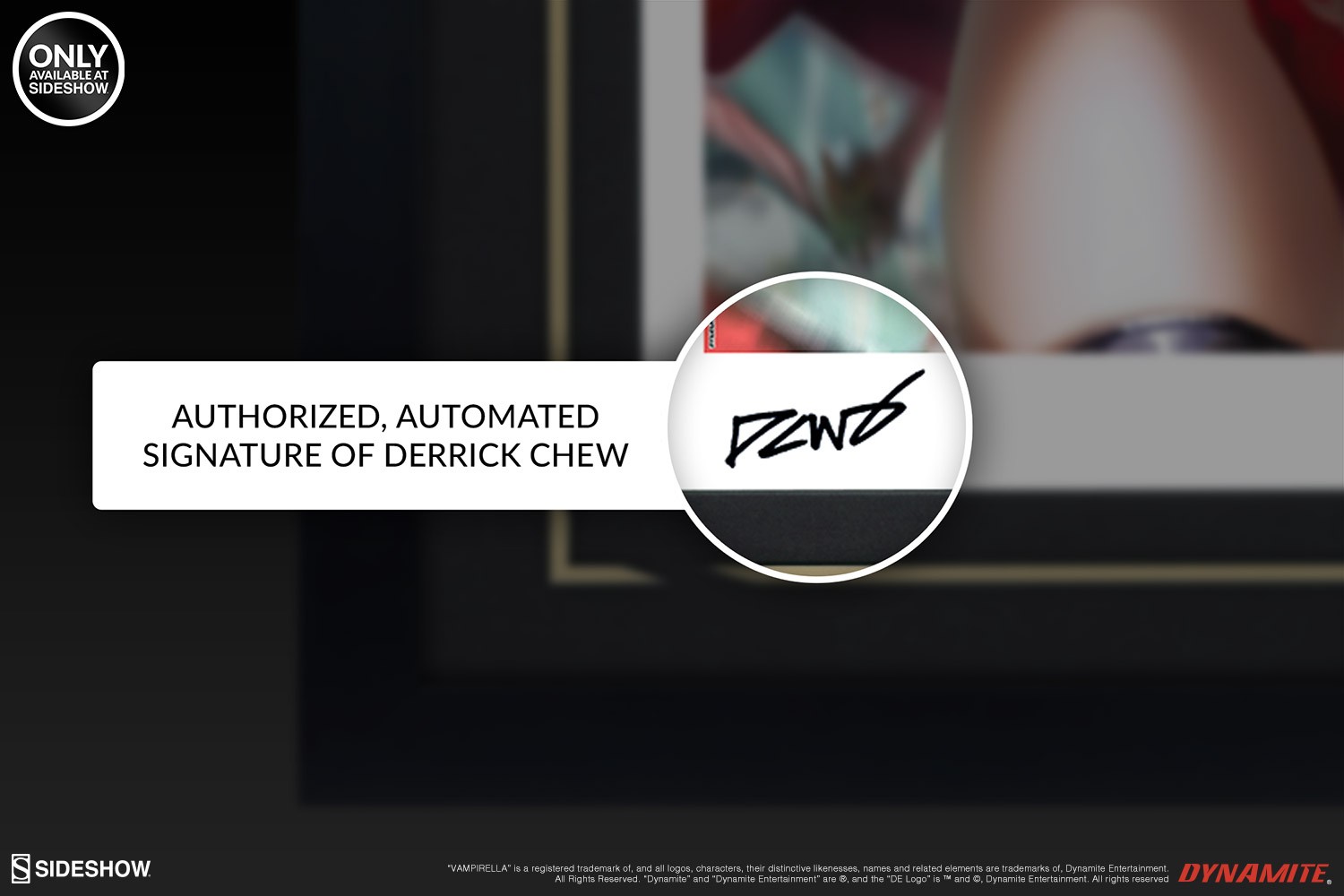 Dynamite Vampirella Print by Derrick Chew | Sideshow Collectibles