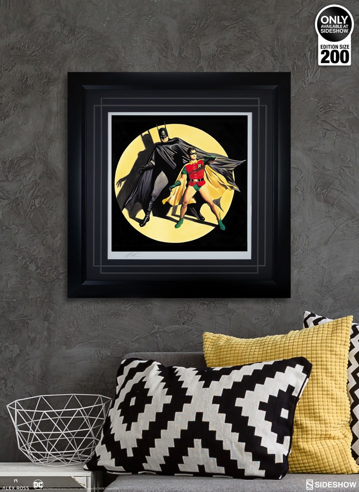 The Dynamic Duo Fine Art Lithograph by Alex Ross | Sideshow Collectibles