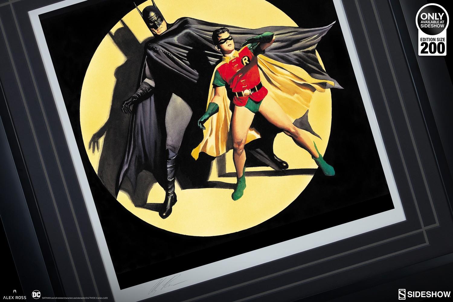 The Dynamic Duo Fine Art Lithograph by Alex Ross | Sideshow Collectibles