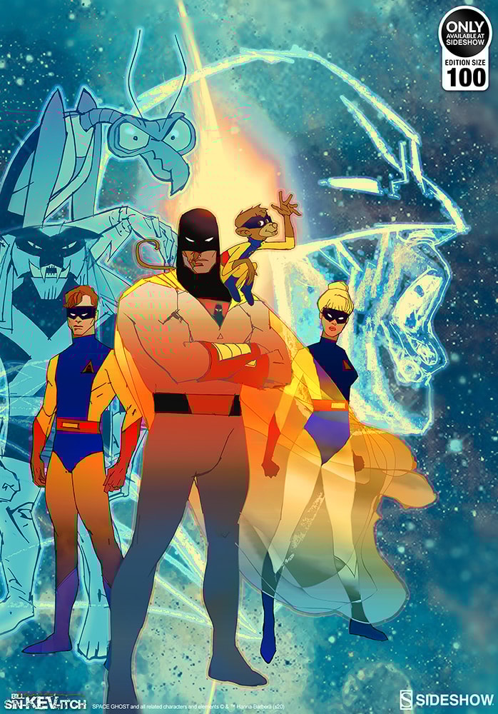 Space Ghost Future Quest Fine Art Lithograph By Bill Sienkiewicz Sideshow Collectibles