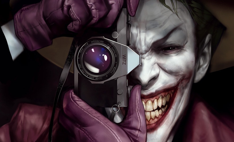 joker camera comic cover