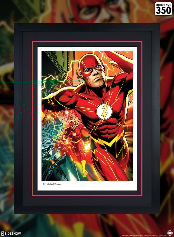 The Flash Fine Art Print by Ryan Sook | Sideshow Collectibles