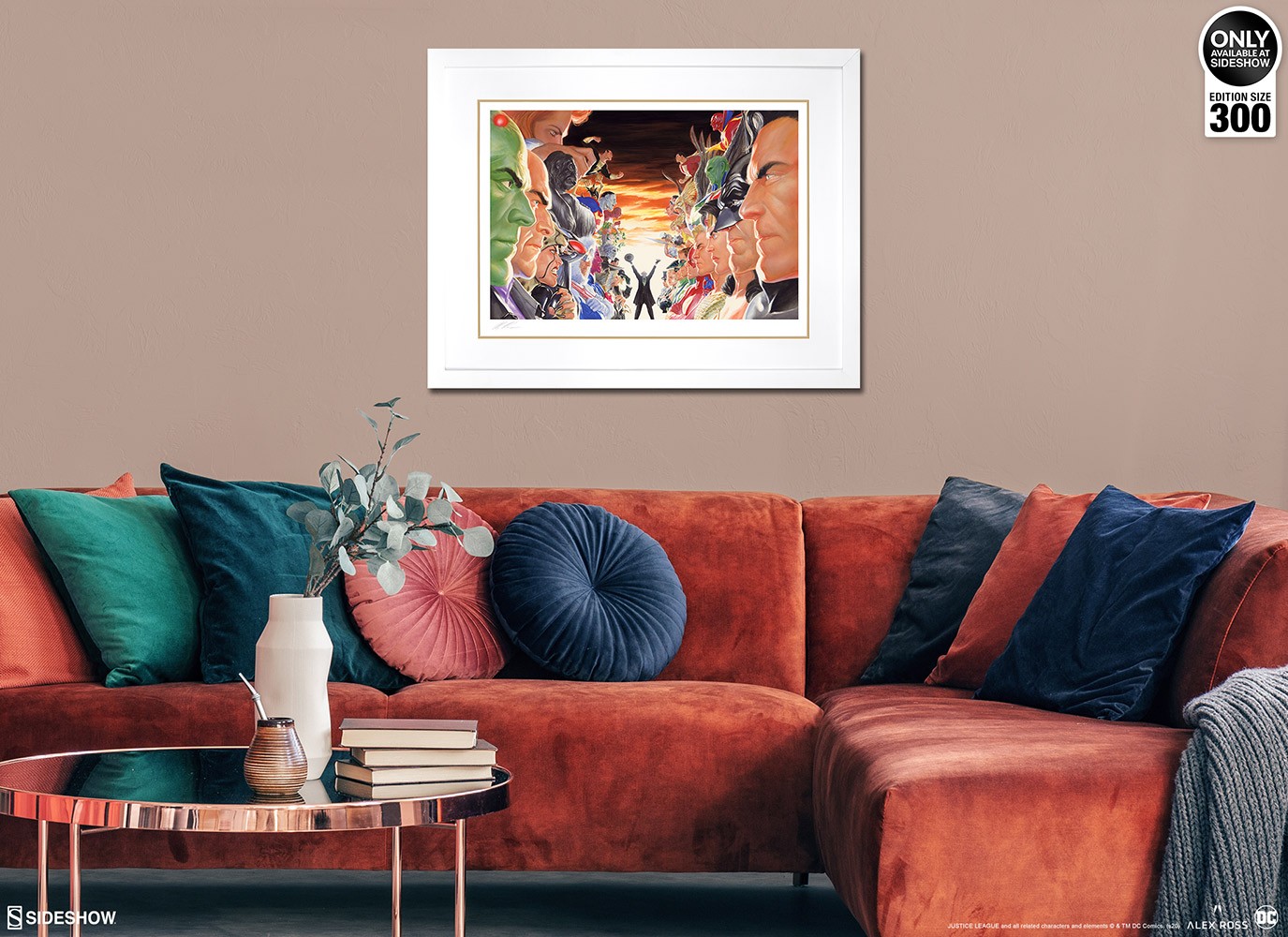 Absolute Justice Battle Fine Art Lithograph by Alex Ross | Sideshow ...