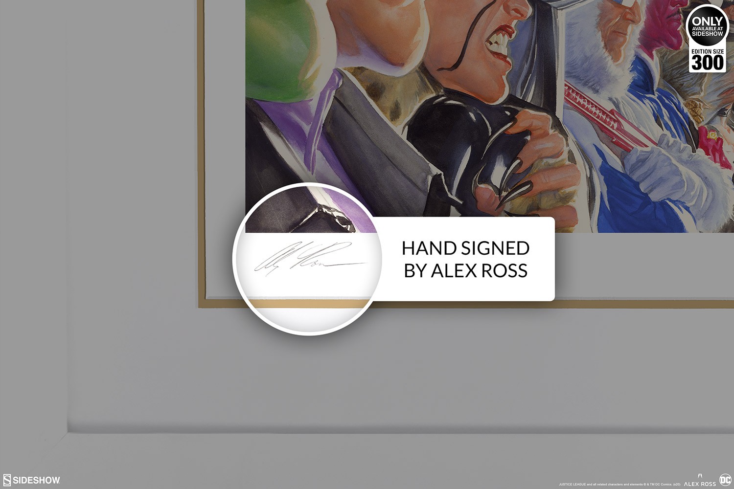 Absolute Justice Battle Fine Art Lithograph by Alex Ross | Sideshow ...