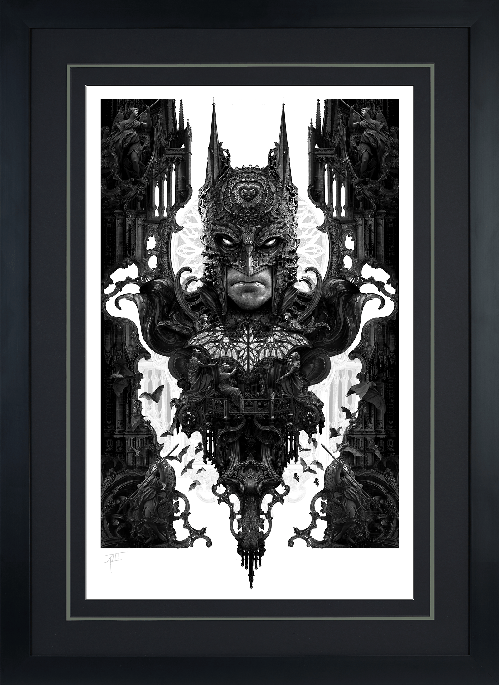Batman Fine Art Print by Nekro | Sideshow Collectibles