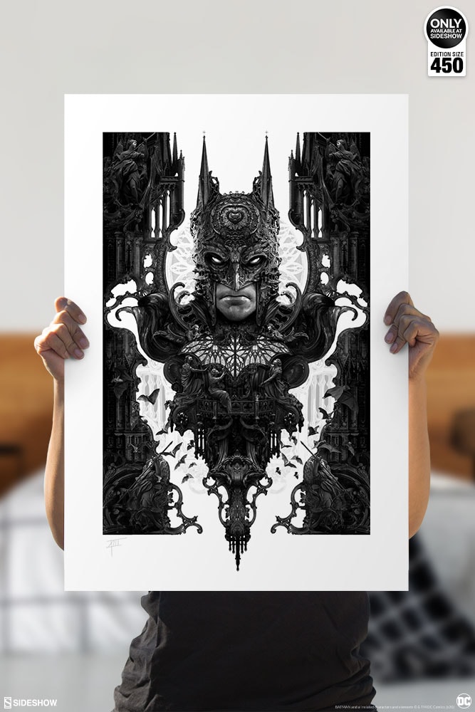 Batman Fine Art Print by Nekro | Sideshow Collectibles