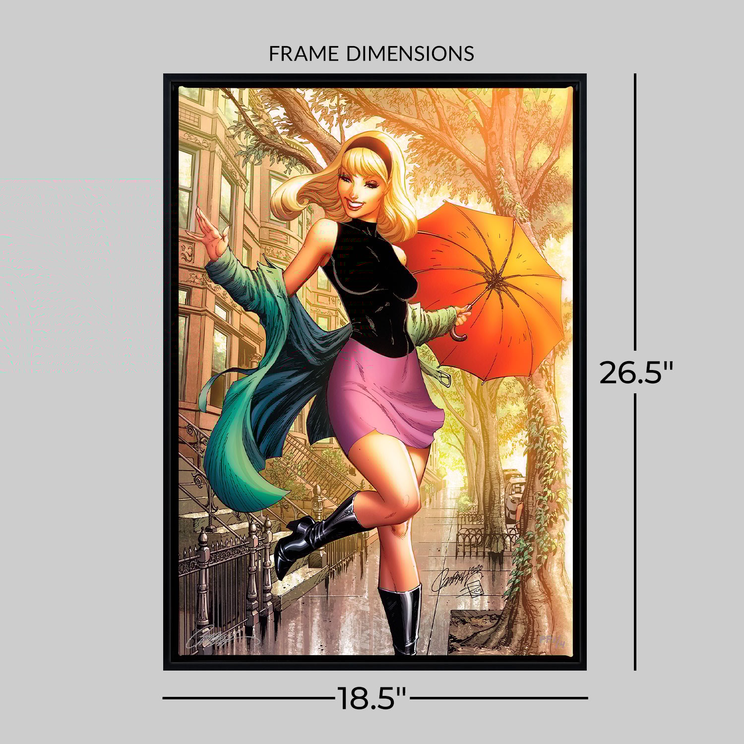 Gwen Stacy #1 – Summer Fine Art Print by J. Scott Campbell | Sideshow ...