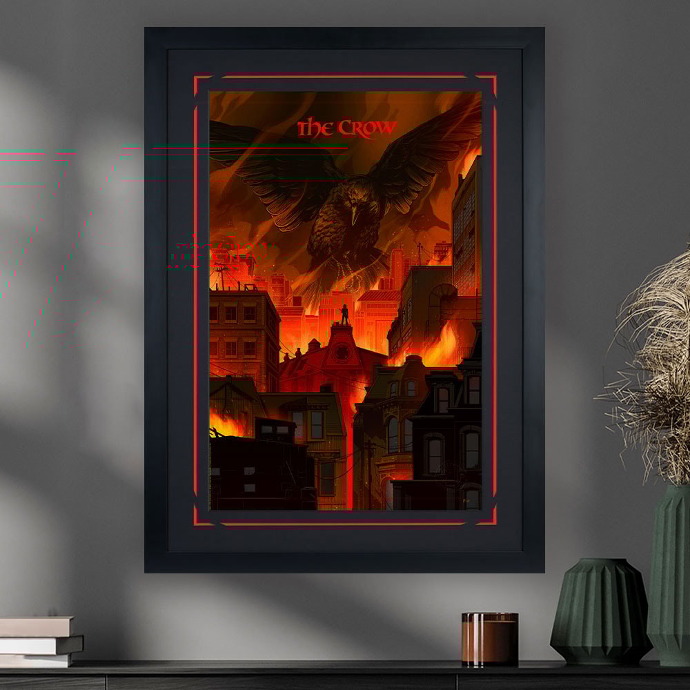The Crow: Devil's Night Fine Art Print by Kevin Tong | Sideshow Collectibles