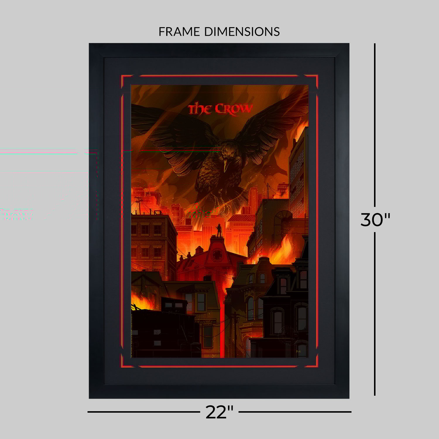 The Crow: Devil's Night Fine Art Print by Kevin Tong | Sideshow Collectibles