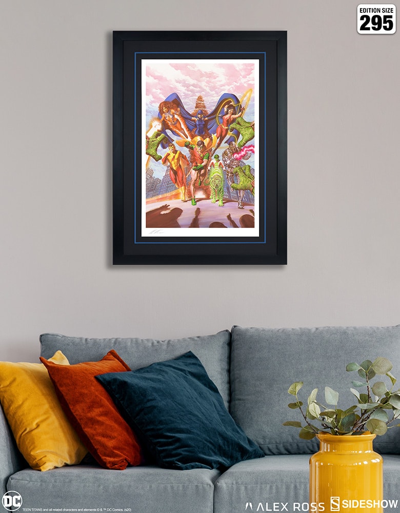 Teen Titans: Tribute Fine Art Lithograph by Alex Ross | Sideshow ...