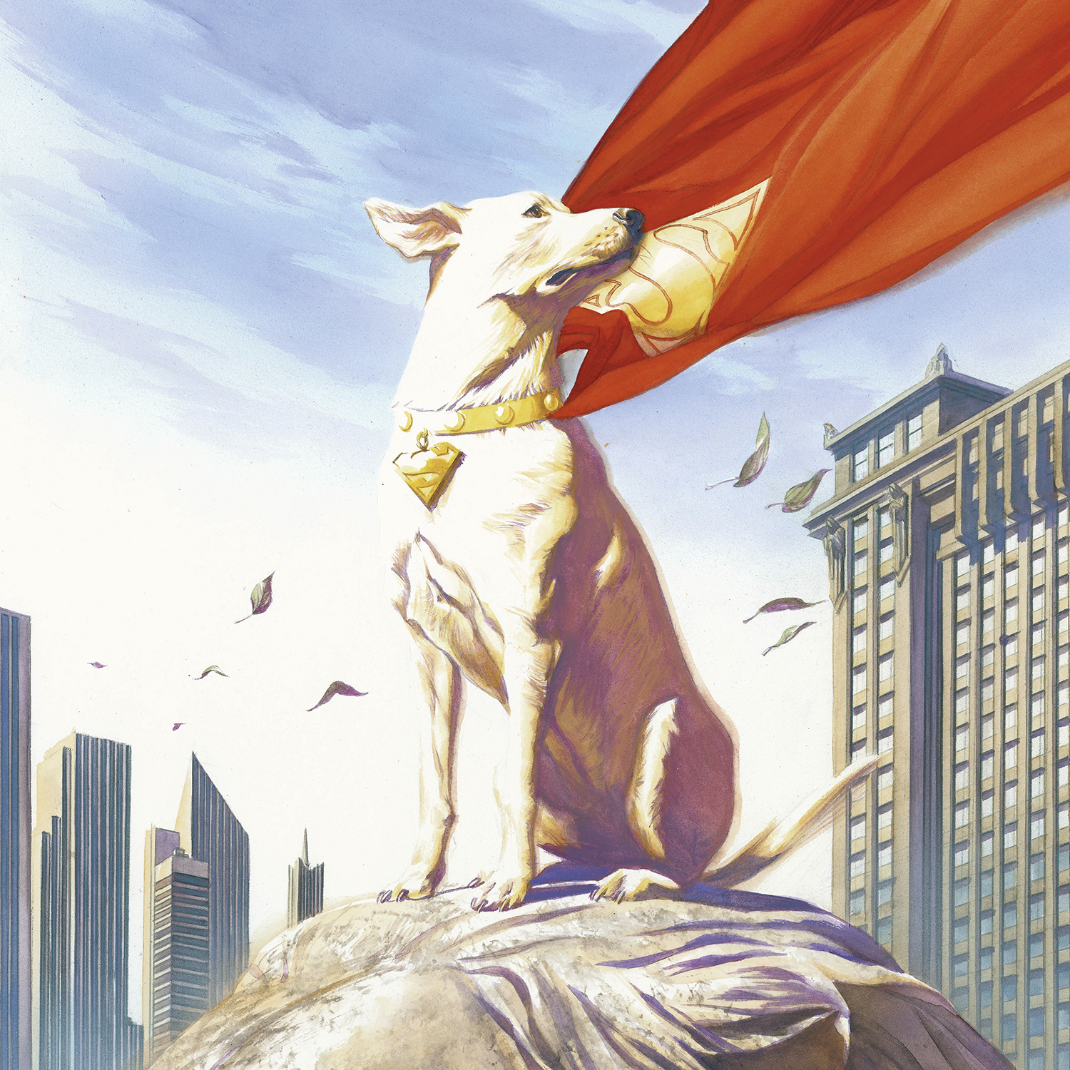 Krypto: Dog of Steel Fine Art Print by Alex Ross | Sideshow Collectibles