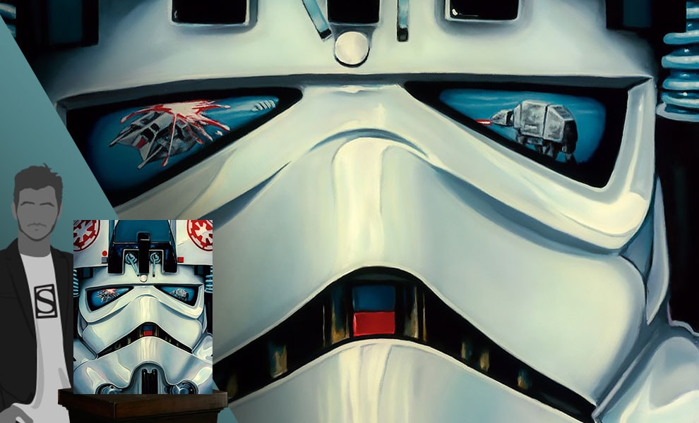 AT-AT Driver Giclee Art Print by ACME Archives | Sideshow Collectibles