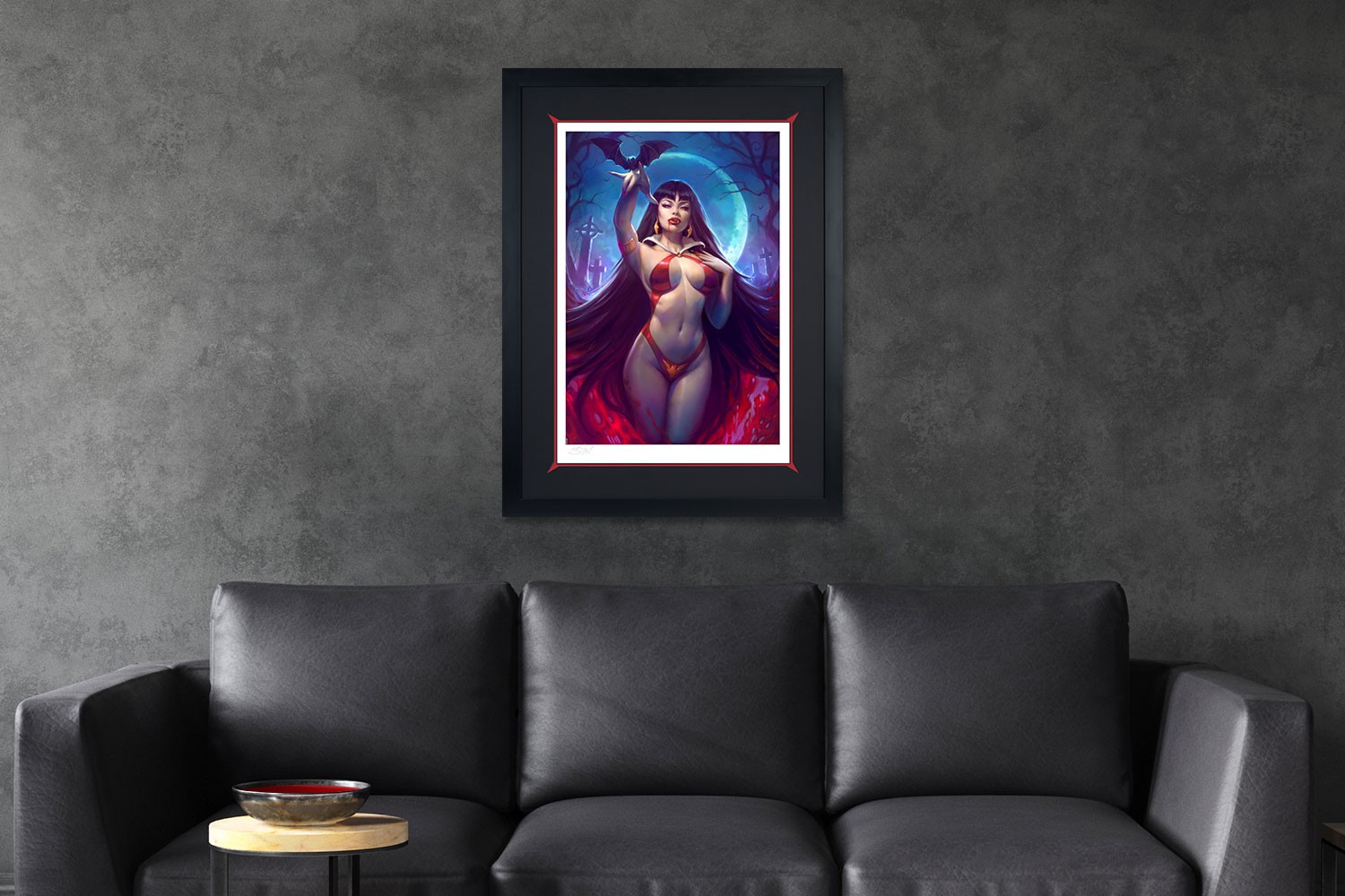 Vampirella Fine Art Print by Sun Khamunaki | Sideshow Collectibles