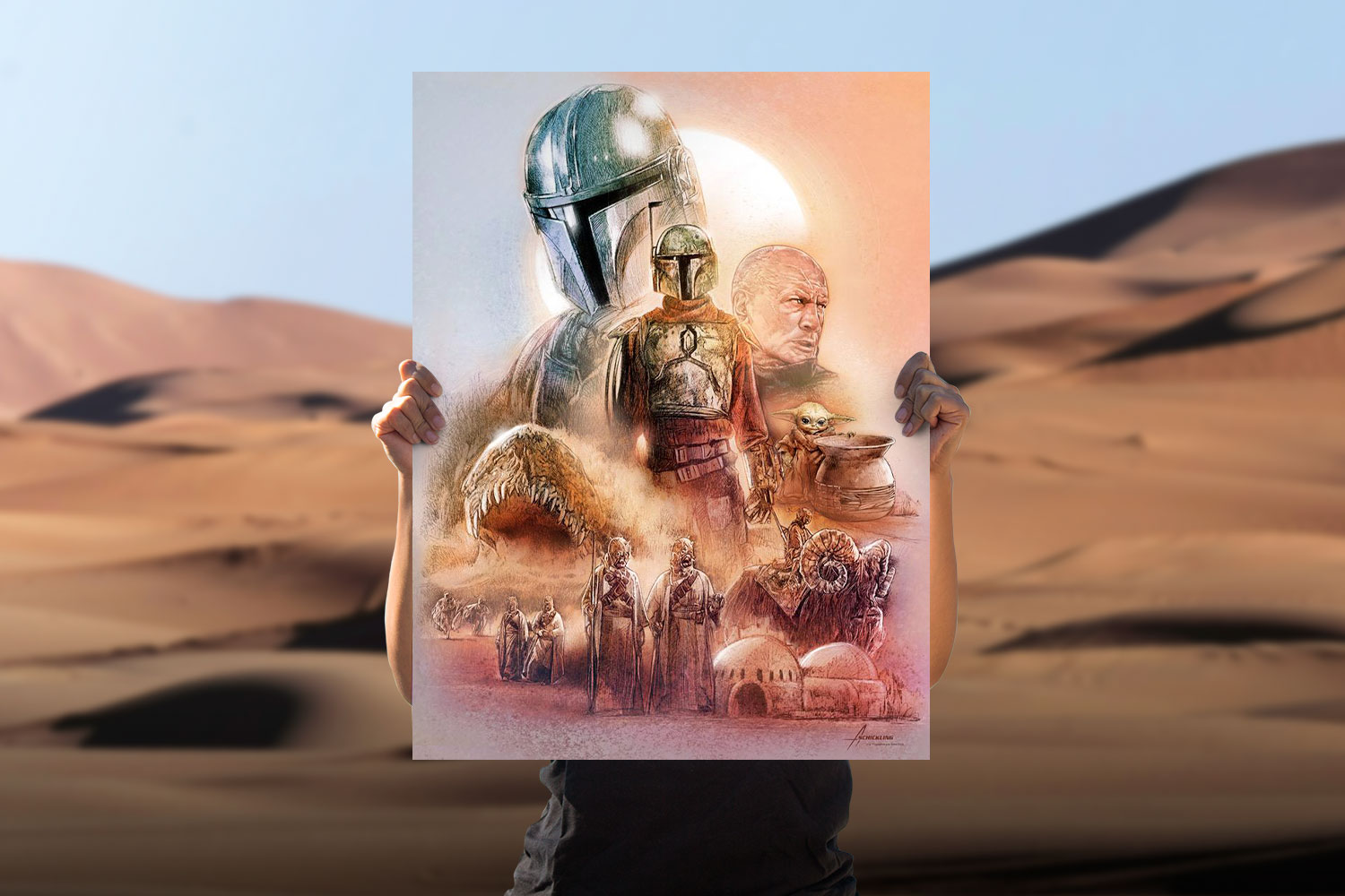 The Marshal of Mos Pelgo Lithograph Art Print by ACME Archives ...